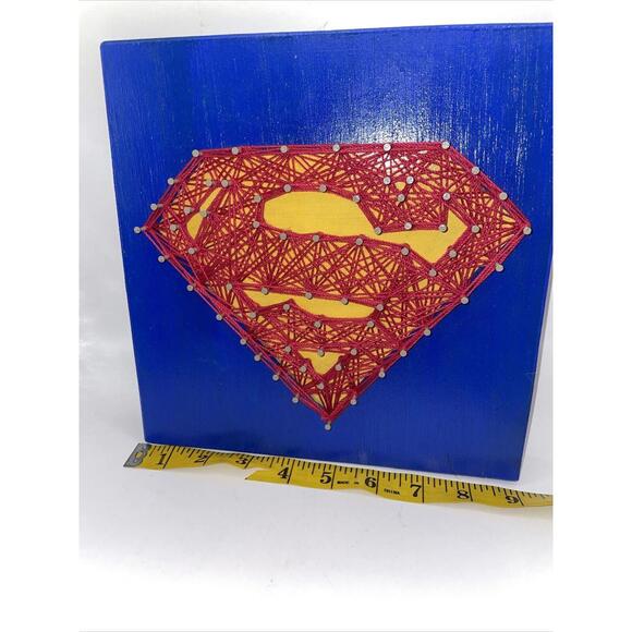 DC Comics | Other | Superman Hanging Marvel Wooden Poster Hand Made ...